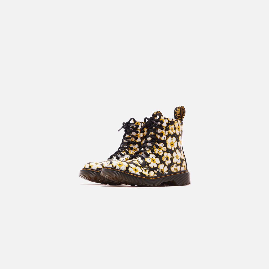Dr. Martens Junior 1460 Pascal Fayre T Lamper - Black / Yellow / White ...