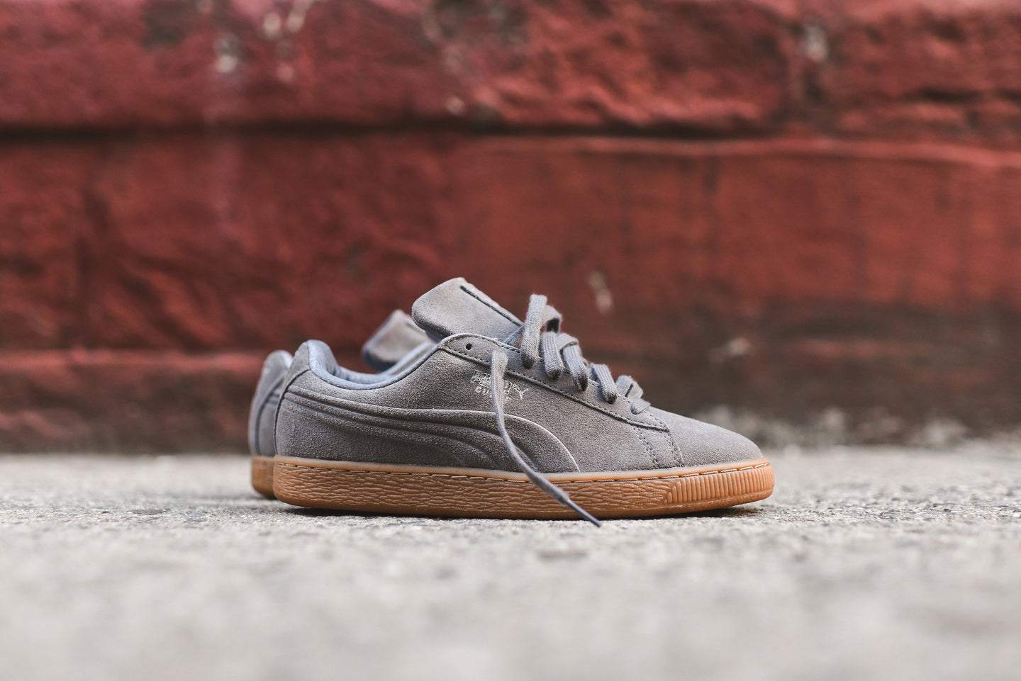 Puma Suede Classic - Steel Grey / Gum – Kith