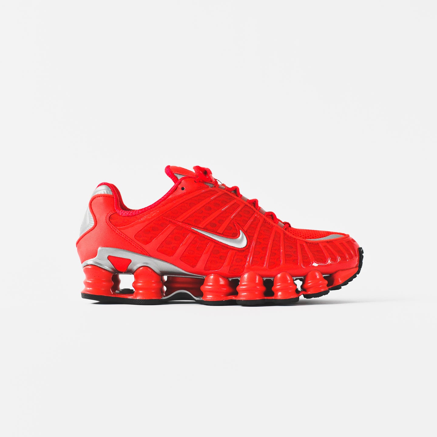 Nike Shox TL - Speed Red / Metallic Silver – Kith