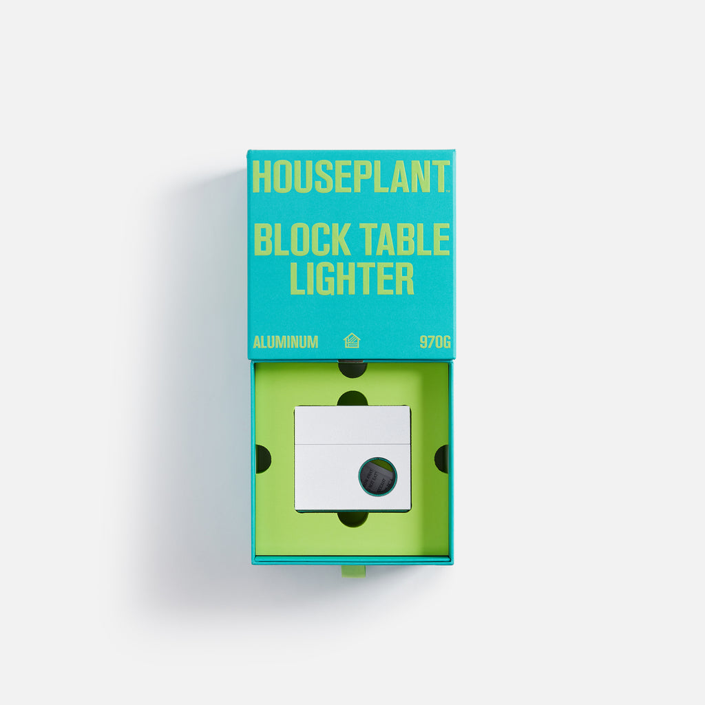Houseplant Block Table Lighter - Green – Kith
