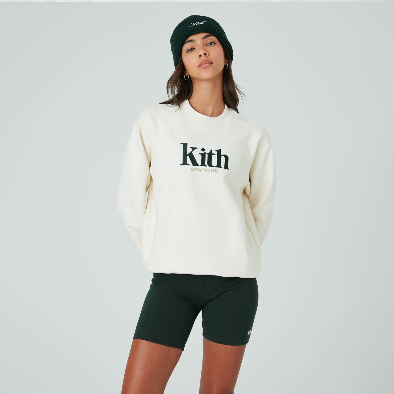 Kith Women Script Logo Classic Cap - White