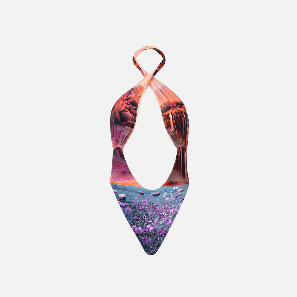 Miaou Demi One Piece Swimsuit - Oasis – Kith