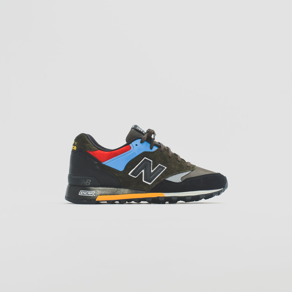 New Balance ML577V1 - Black / Dark Olive – Kith