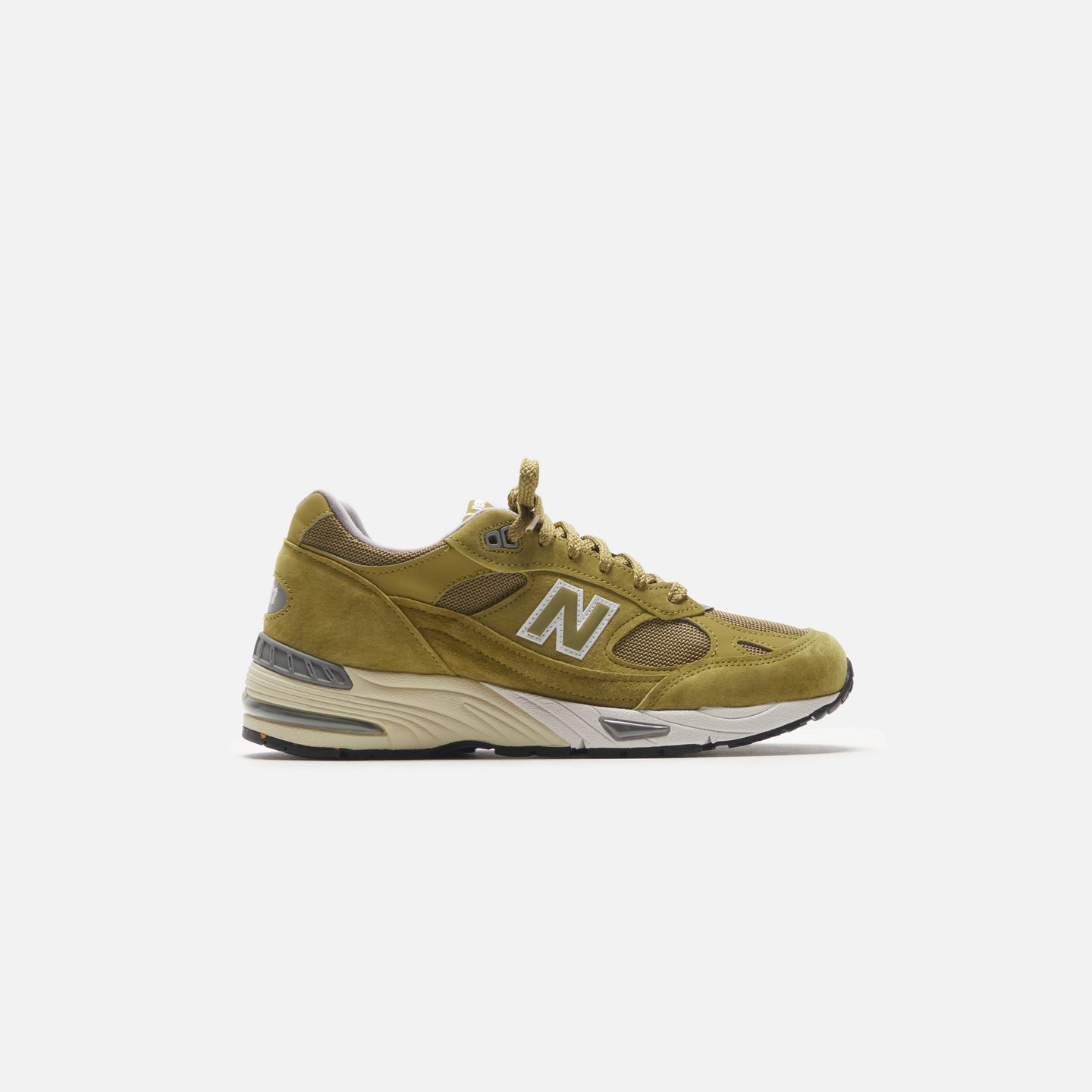 New Balance Made in UK 991 - Green Moss / Cloud Cream / White – Kith