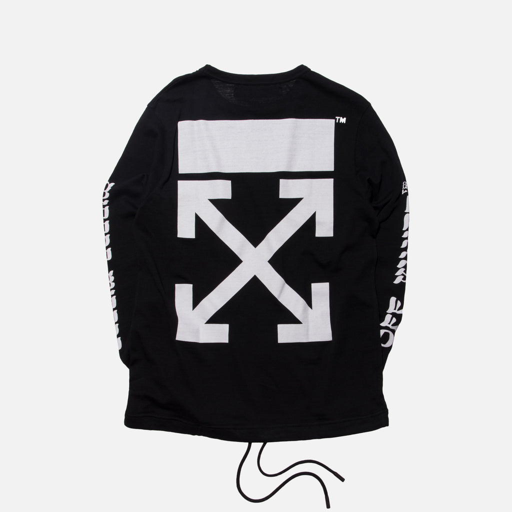 Off-White Quotes L/S Tee - Black – Kith