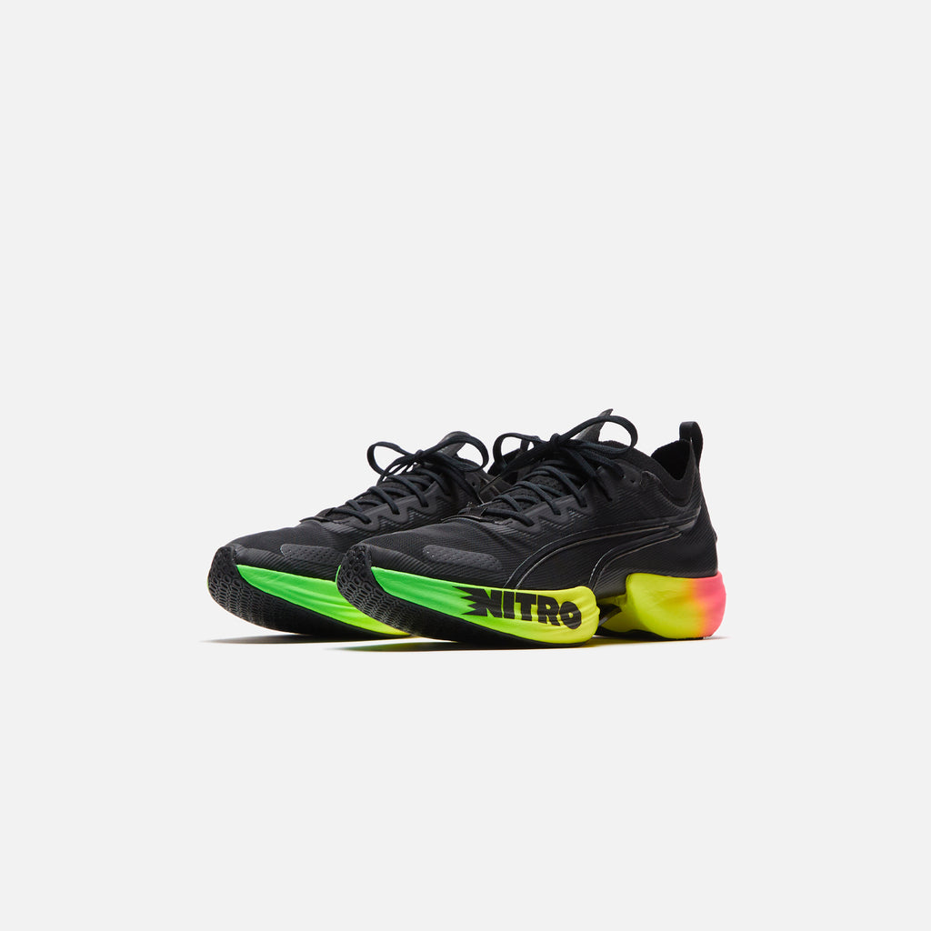 Puma Fast-R Nitro Elite Futrograde - Black / Green Gecko – Kith