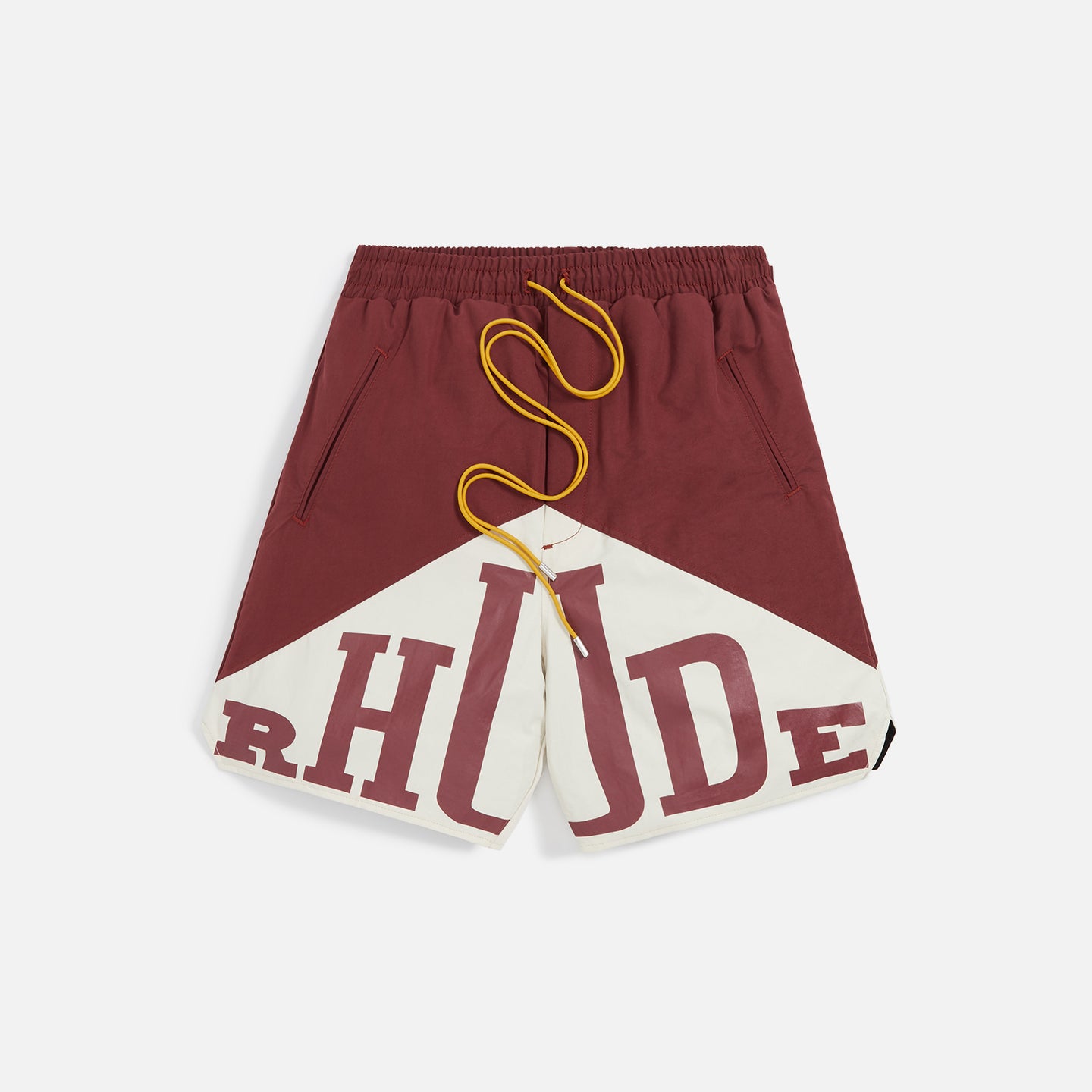 Rhude Yachting Short - Maroon / Black – Kith