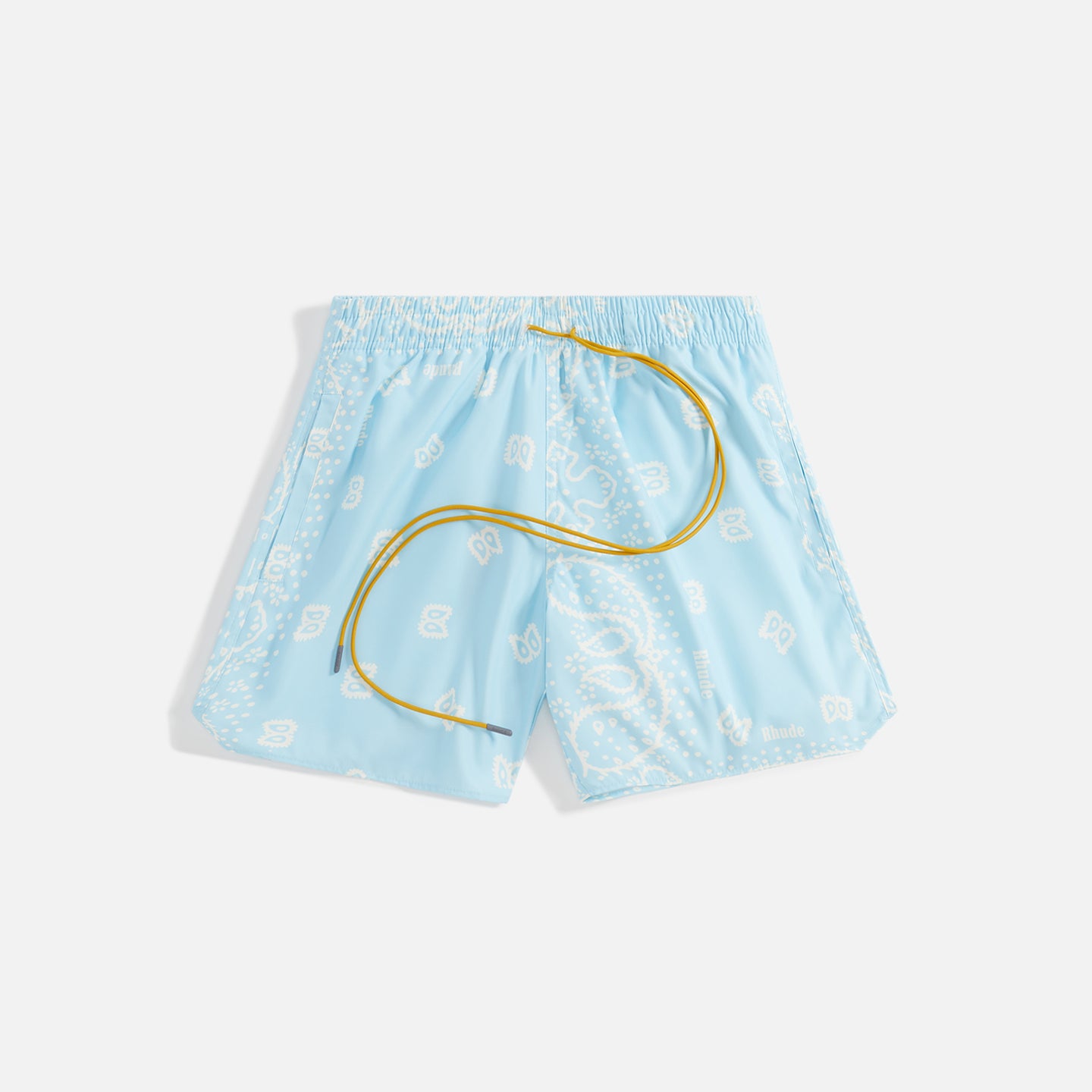 Rhude Bandana Swim Trunks - Sky – Kith