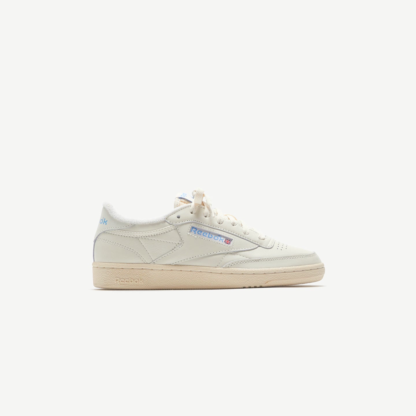Reebok Club C 85 - Chalk / Alabaster / Sky Blue – Kith