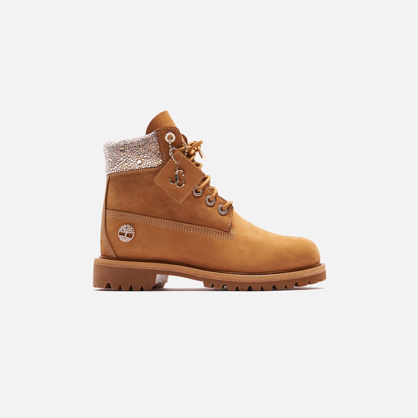 Timberland x Jimmy Choo Nubuck Boot - Crystal / Wheat – Kith