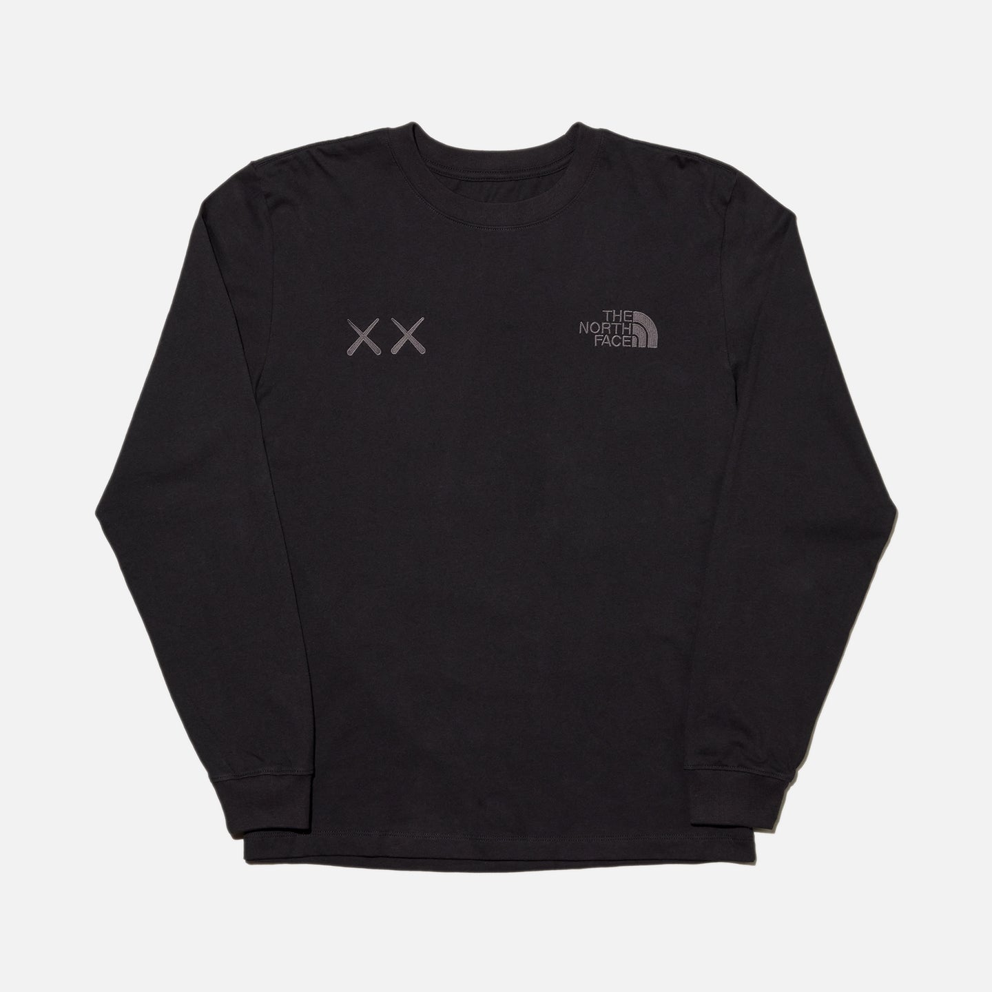 The North Face x Kaws Long Sleeve Tee - TNF Black – Kith