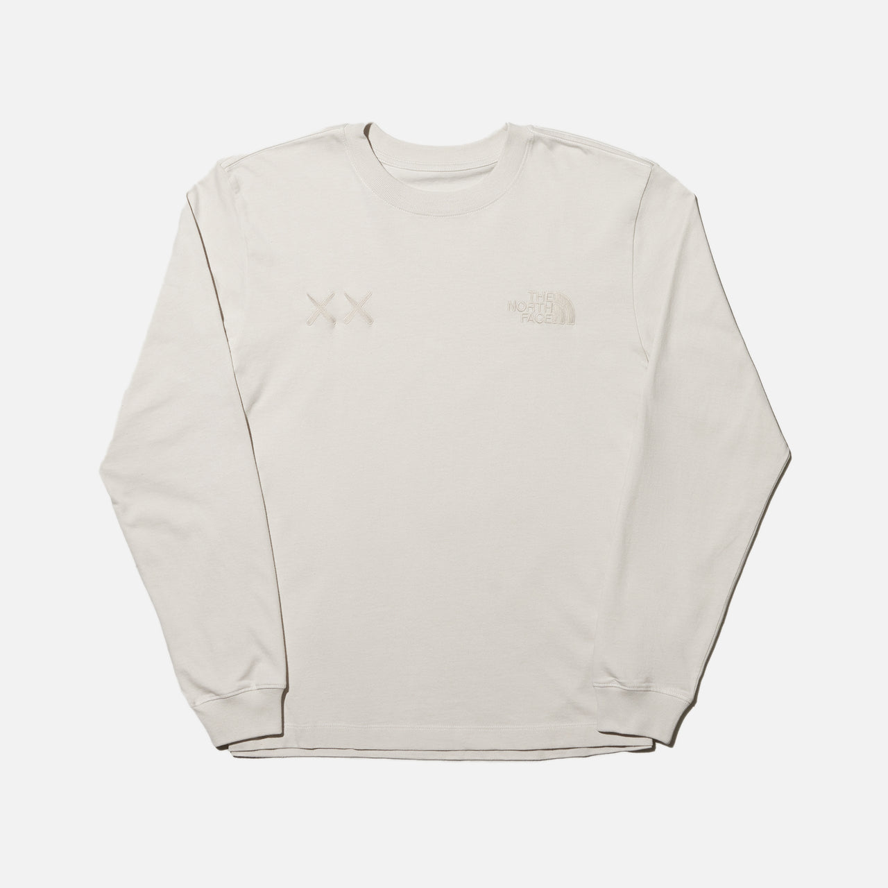 The North Face x Kaws Long Sleeve Tee - Moonlight Ivory – Kith