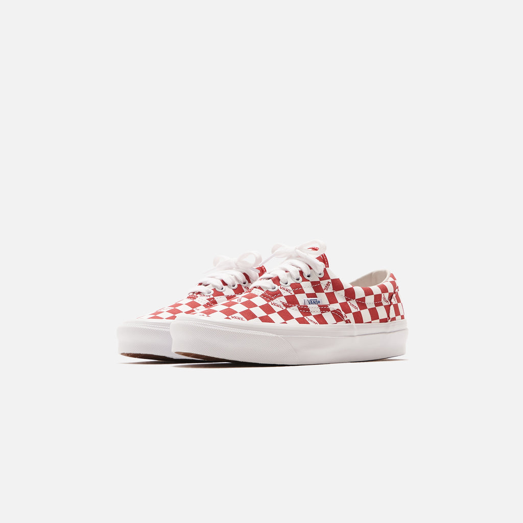 Vans OG Era LX - Checkerboard / Racing Red – Kith
