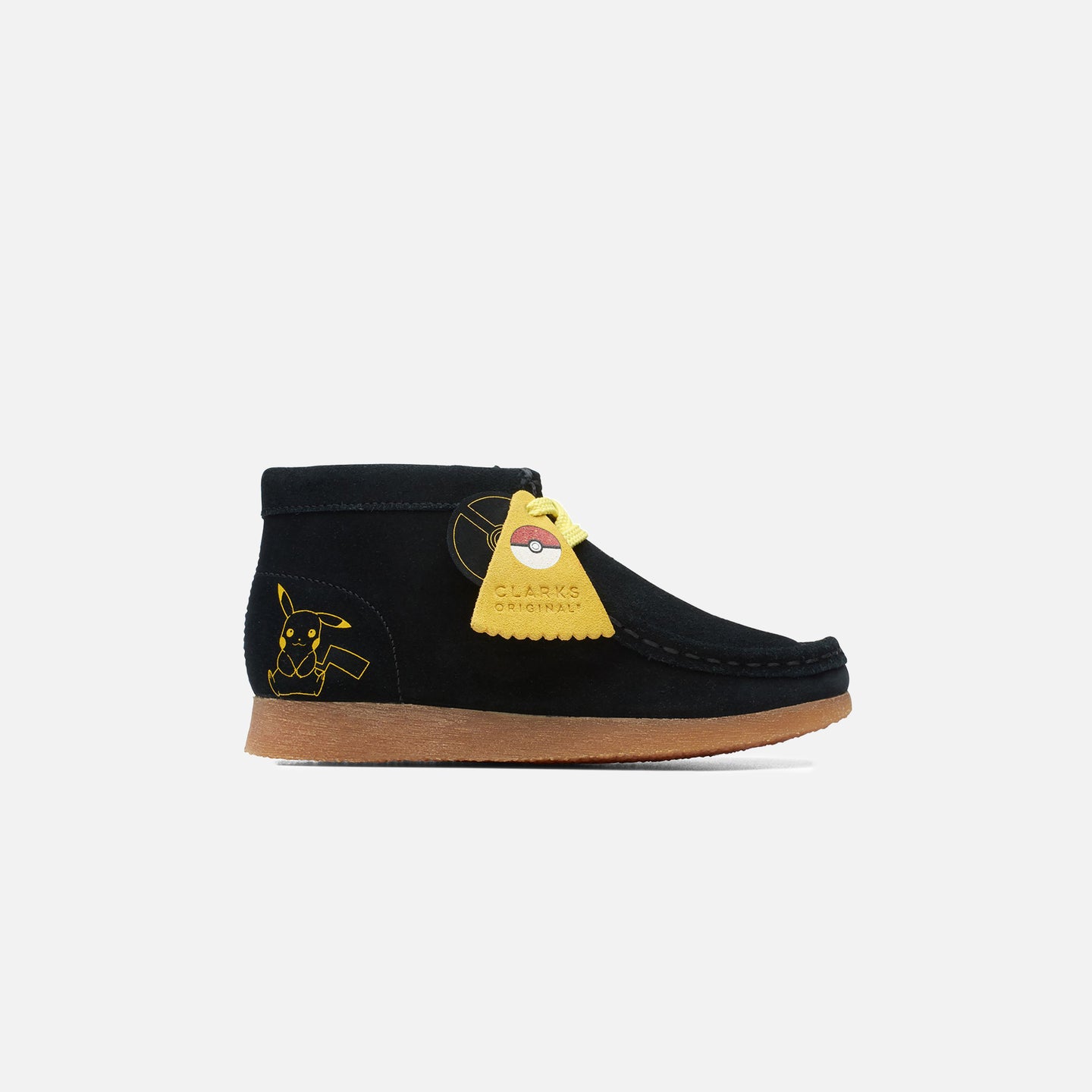 Clarks Pre-School Wallabee - Mist Black Print – Kith